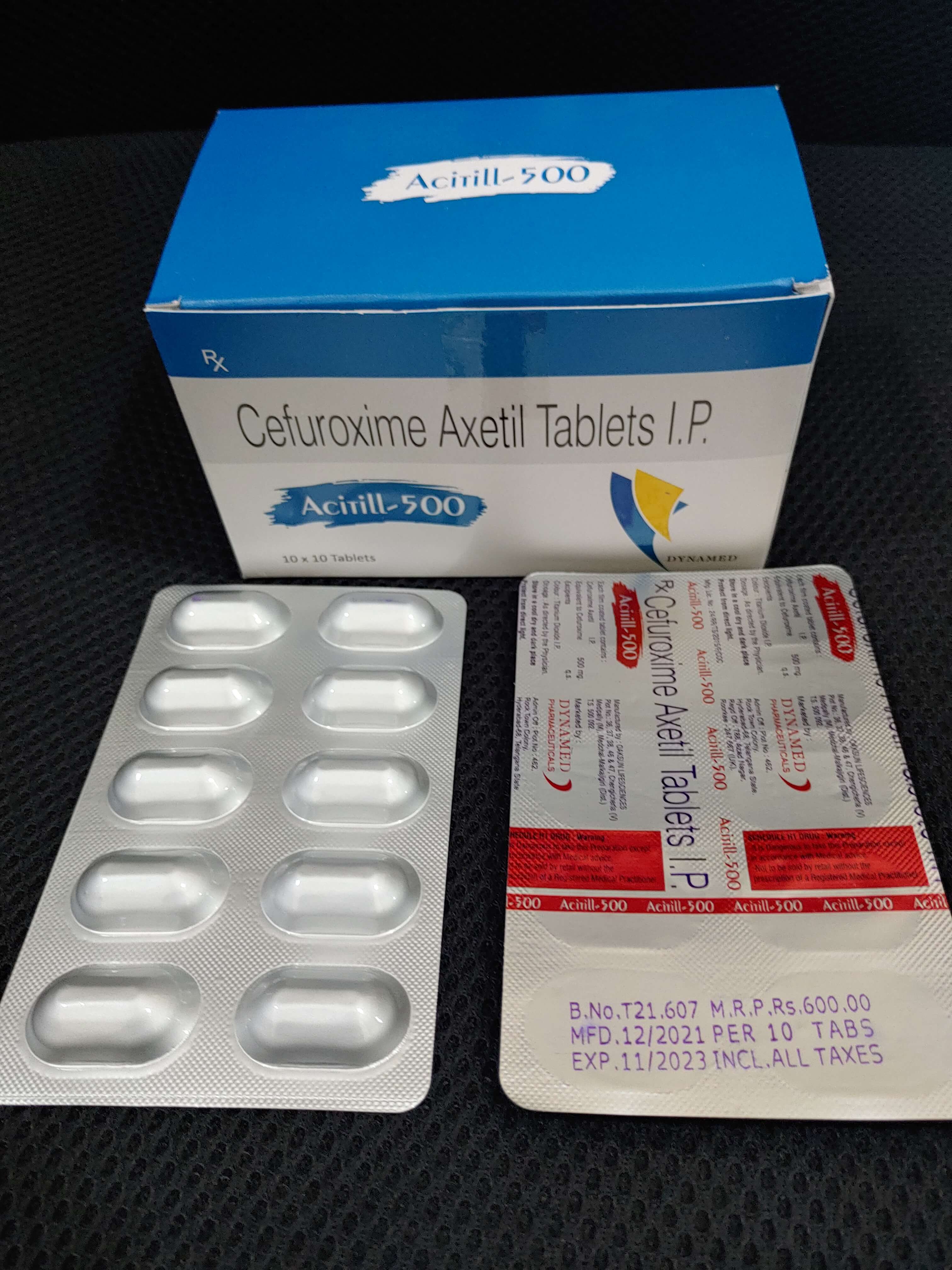Dynamed Pharmaceuticals, Acitill 500 in Hyderabad India
