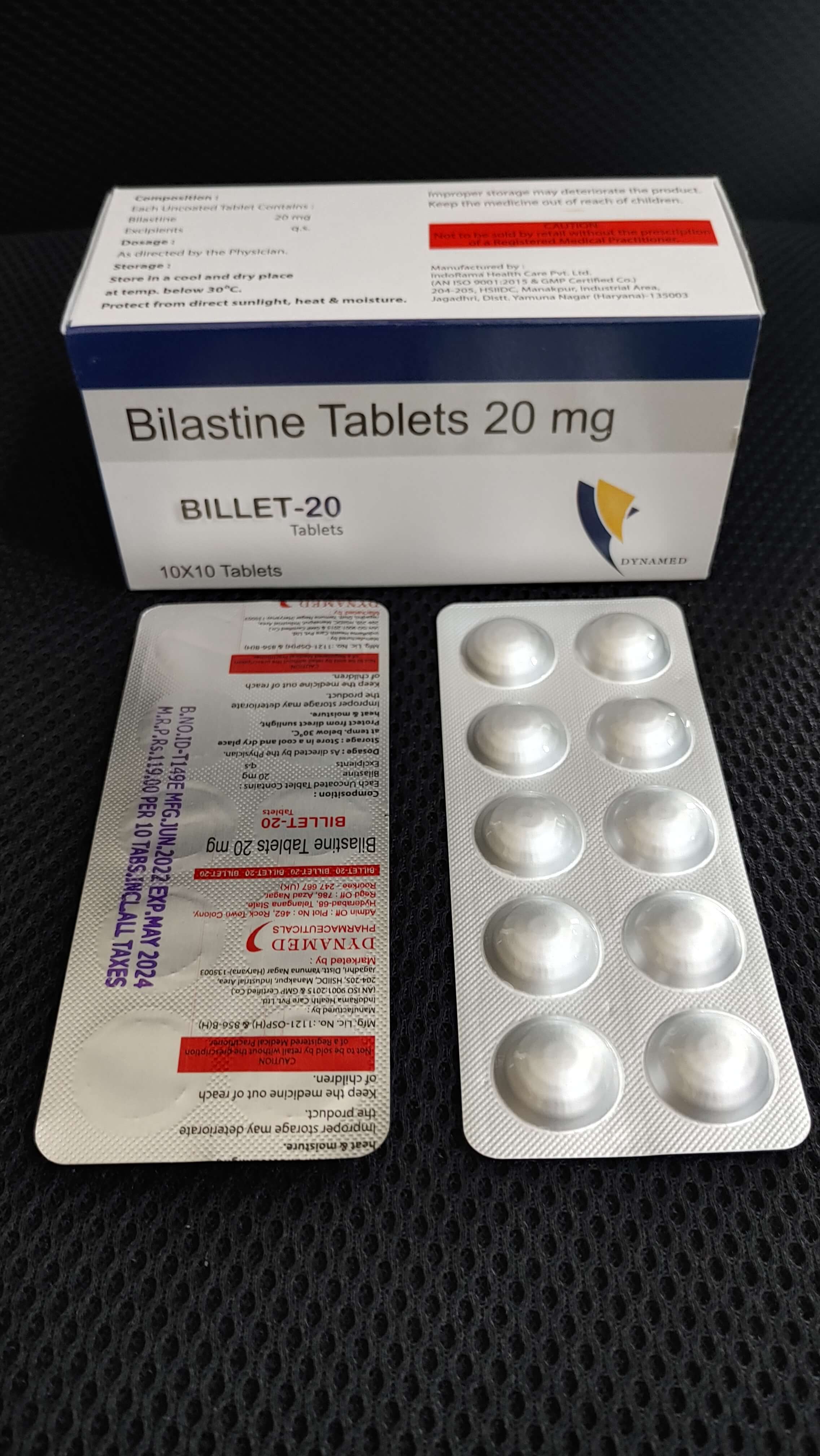 Dynamed Pharmaceuticals, Billet 20 in Hyderabad India