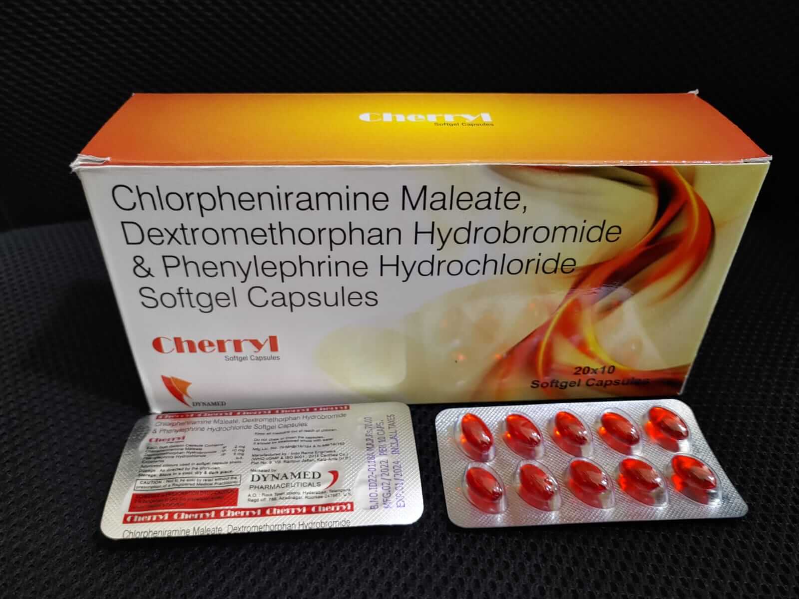 Dynamed Pharmaceuticals, Cherryl softgels in Hyderabad India