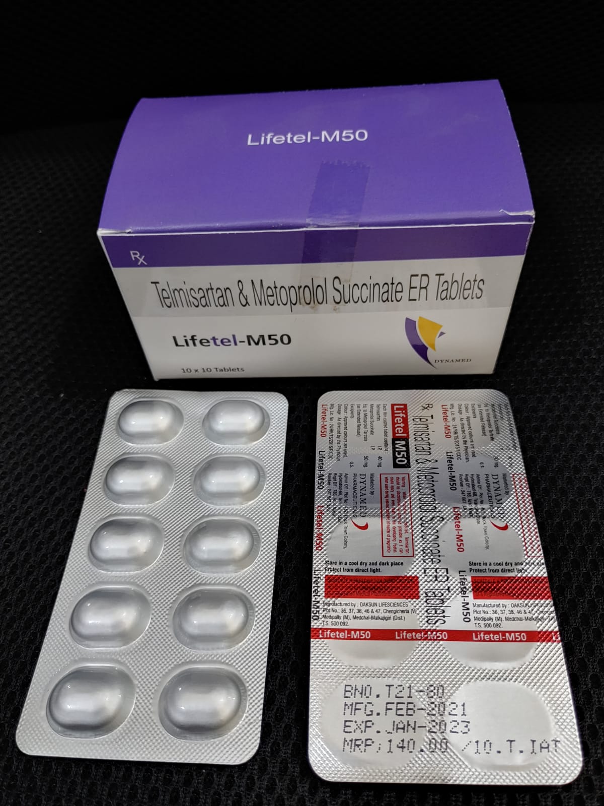 Dynamed Pharmaceuticals, Lifetel M50 in Hyderabad India