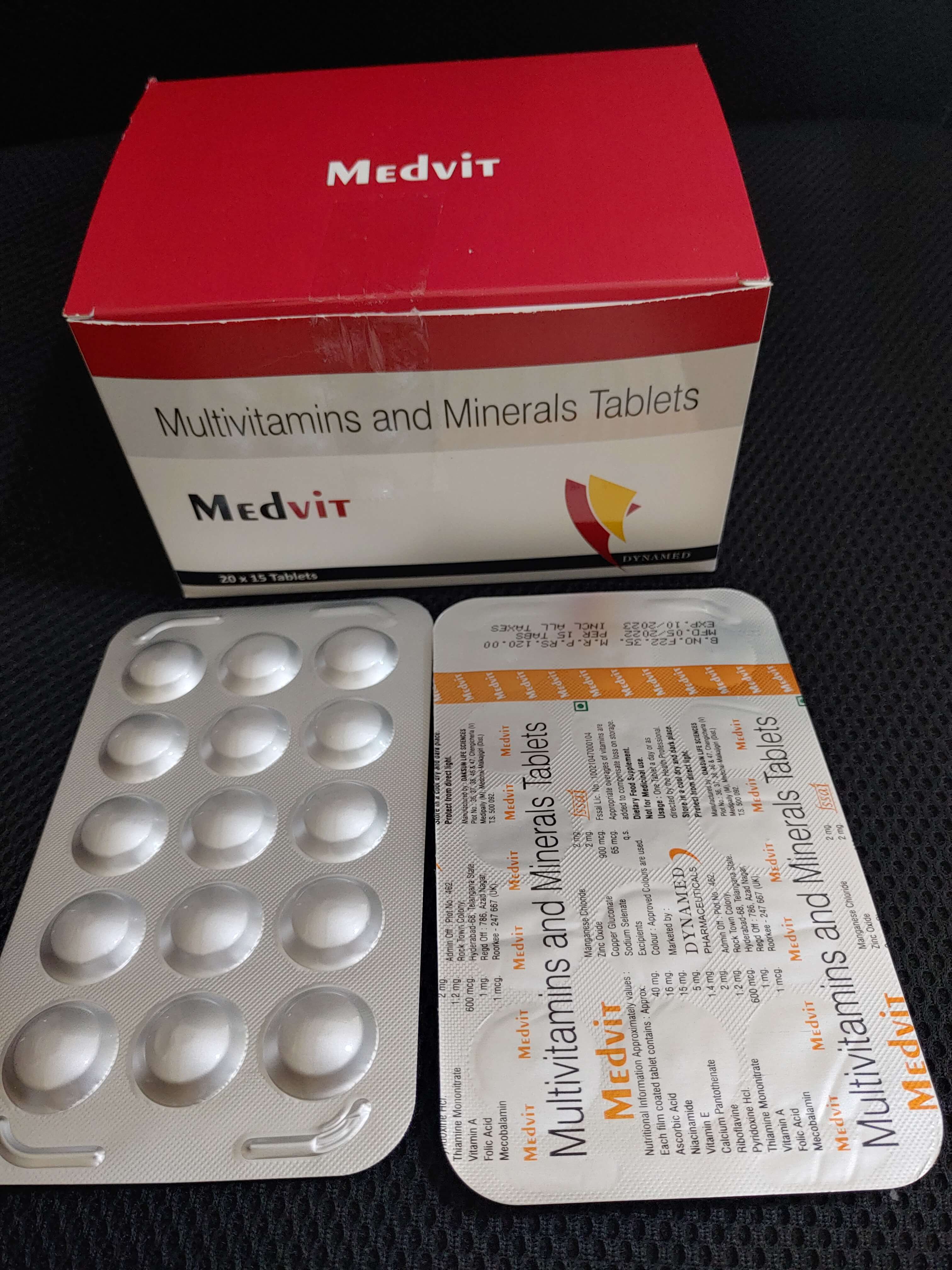 Dynamed Pharmaceuticals, Medvit tabs in Hyderabad India