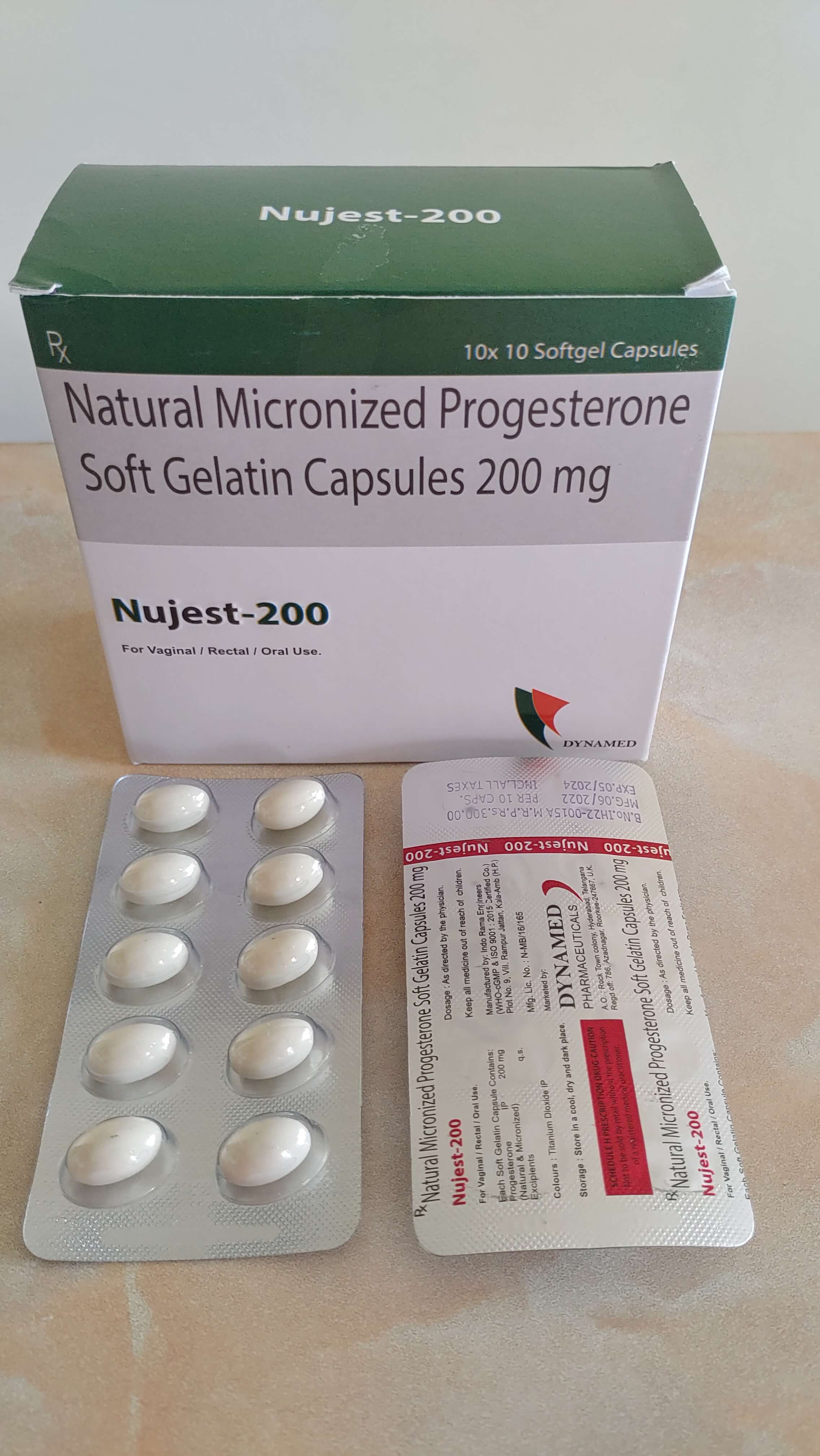 Dynamed Pharmaceuticals, Nujest 200 sgs in Hyderabad India