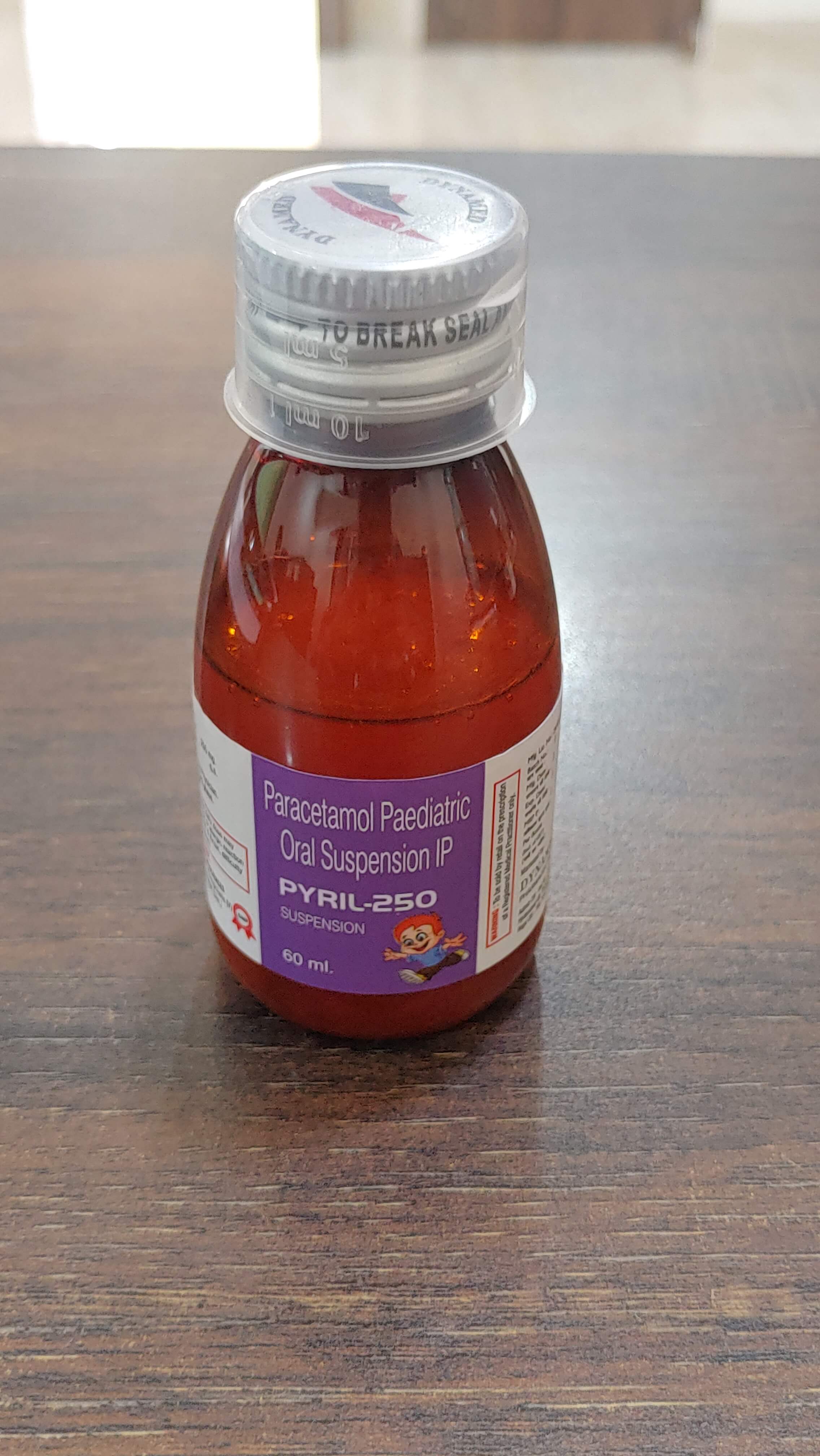Dynamed Pharmaceuticals, Pyril 250 syrups in Hyderabad India