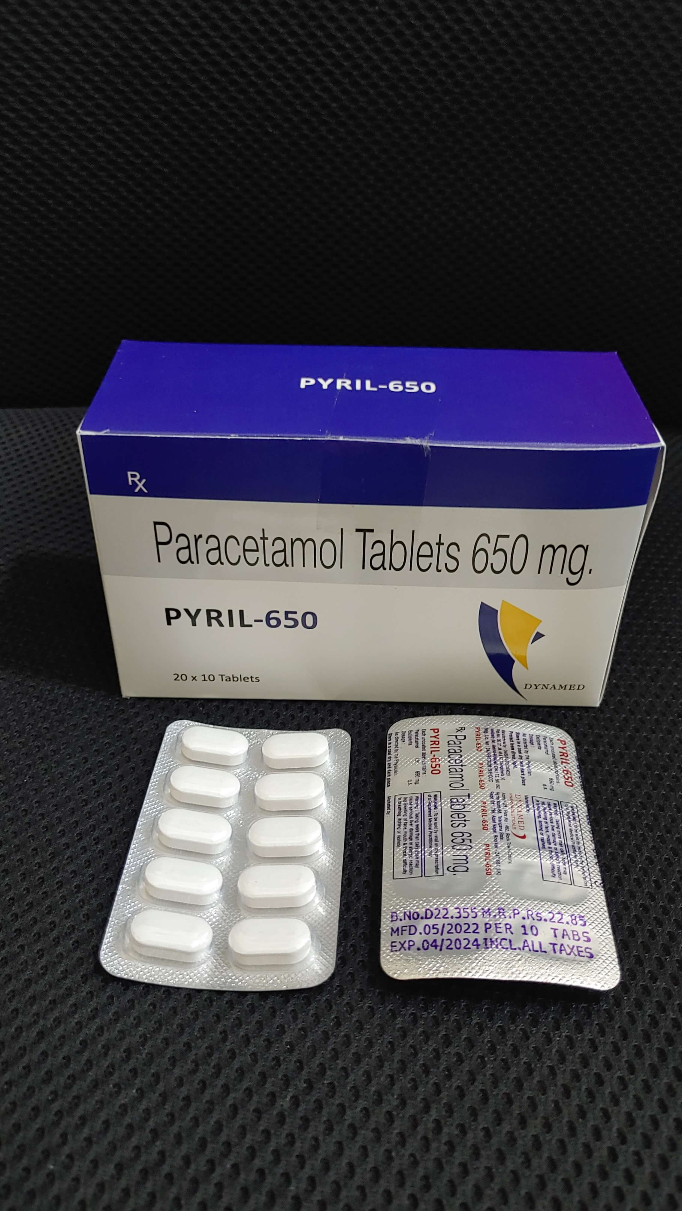 Dynamed Pharmaceuticals, Pyril 650 in Hyderabad India