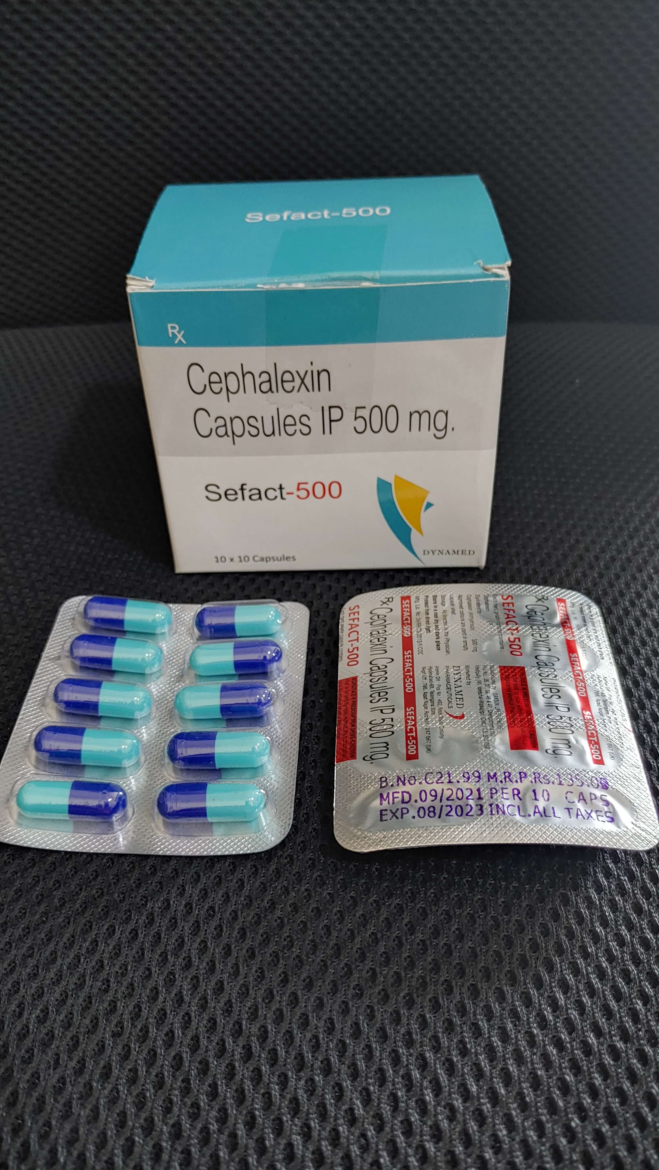 Dynamed Pharmaceuticals, Sefact 500 in Hyderabad India