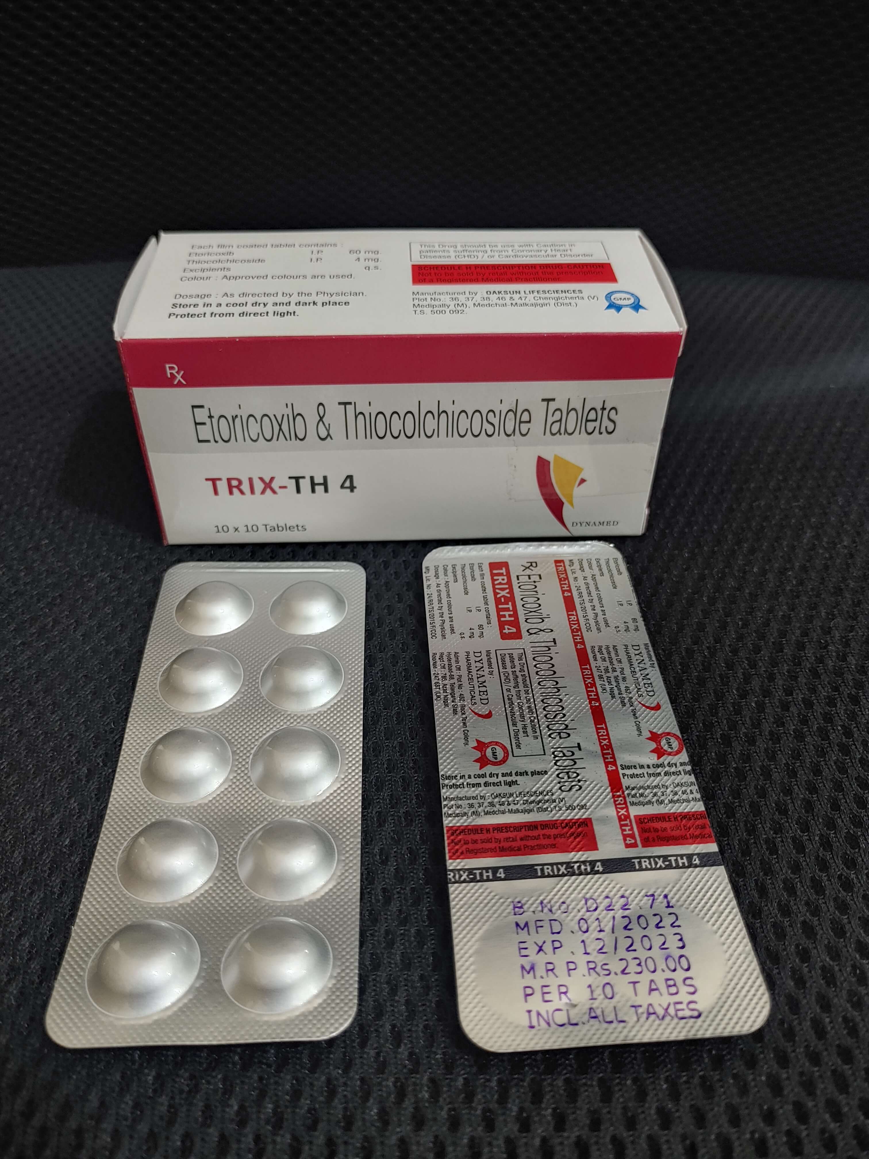 Dynamed Pharmaceuticals, Trix TH 4 in Hyderabad India