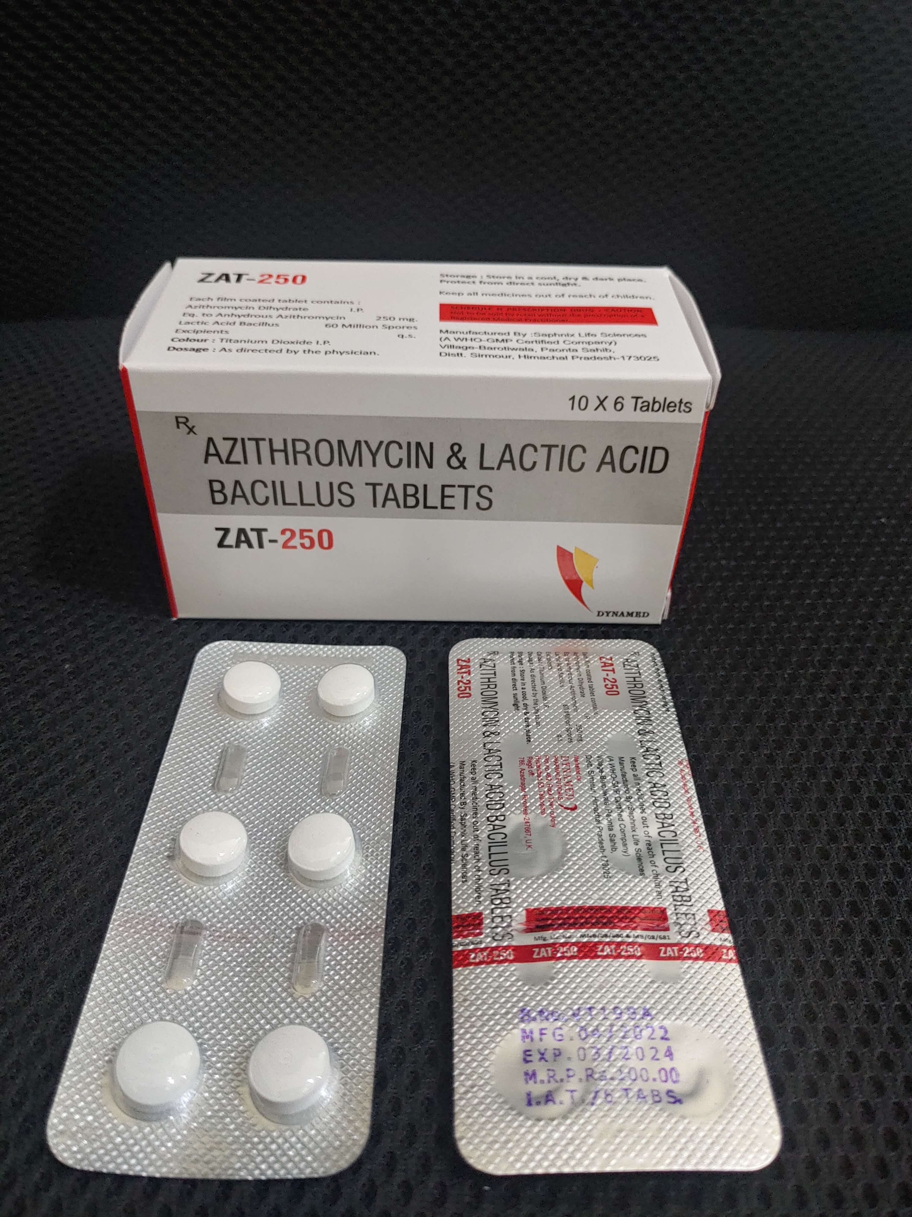 Dynamed Pharmaceuticals, Zat 250 in Hyderabad India